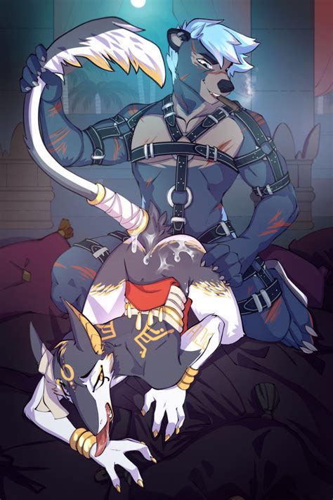 Rule 34 Anthro Ass Badger Bodily Fluids Cigar Cum Cum On Back Cum On Butt Duo Genital Fluids