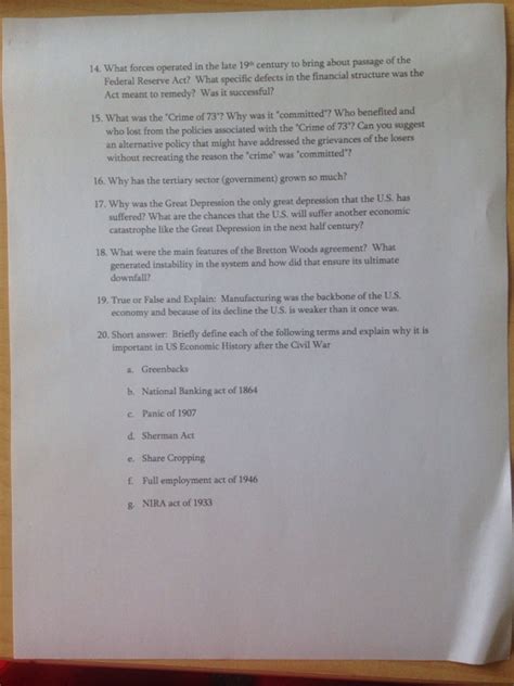 Solved Study Guide Final Econ 113 Spring 2016 What Are The Chegg Com