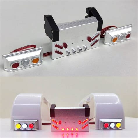 Aluminum Taillight For 1 14 Rc Tamiya King Hauler Grand Hauler Rc Tractor 56344 Vajjexrc