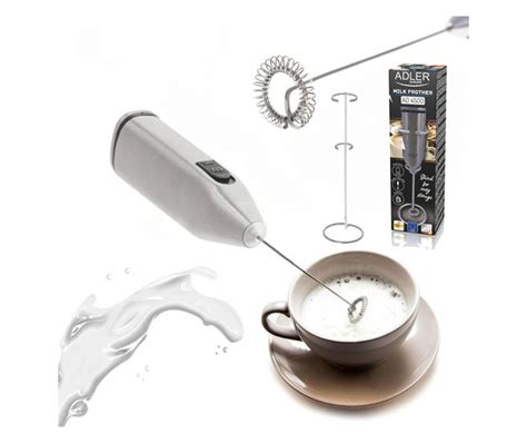 Миксер за фрапе на стойка Adler Ad 4500 Бъркалка и корпус от инокс 2хaa Сребрист Vivre
