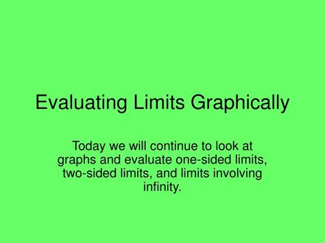 PPT Evaluating Limits Graphically PowerPoint Presentation Free Download ID 1292616
