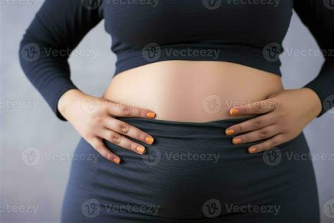 Ai Generated Maternity Woman Pregnant Abdomen Healthy Pregnancy Belly