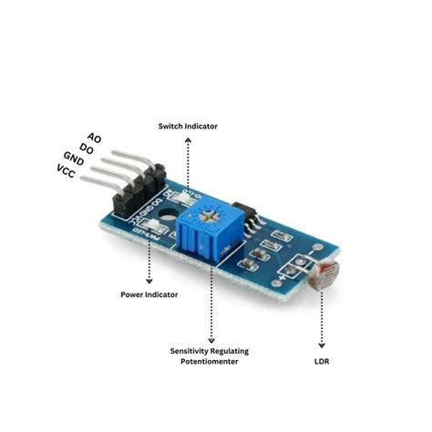 Ldr Sensor Module 4pin Microscale