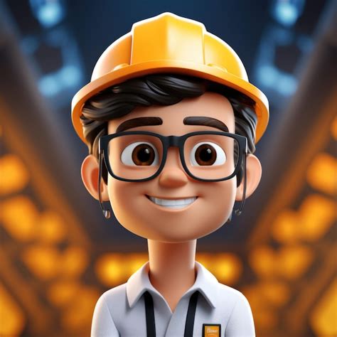 Premium Ai Image Electrical Engineer Digital Avatar Generative Ai