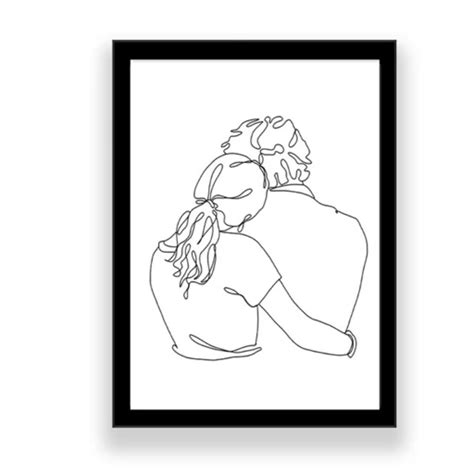 خرید و قیمت تابلو نقاشی مینیمال سایز 10 در 7 در قاب و طرح دلخواه از