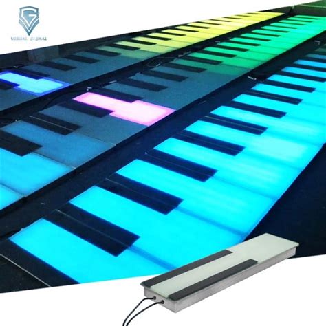 Wedding Party IP67 Waterproof Interactive RGB Piano LED Dance Floor