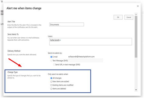 Sharepoint Alerts Create And Manage Alerts