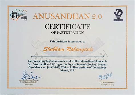 Rahangdale Shubham On Linkedin Innovation Research Machinelearning