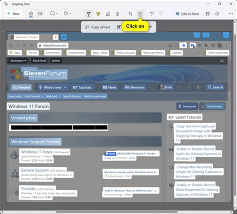 Redact Text On Captured Screenshot Image With Snipping Tool App In Windows 11 Windows 11 Forum
