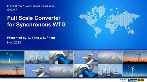 Full Scale Converter For Synchronous Wind Turbine Generators Pptx