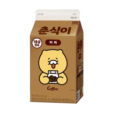 유어스 춘식이커피우유500ml 배민 장보기∙쇼핑