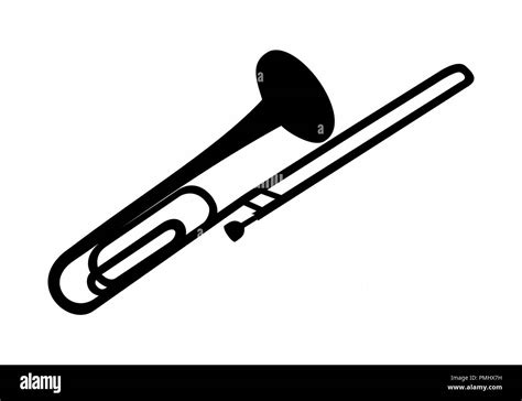 Trombonist Silhouette