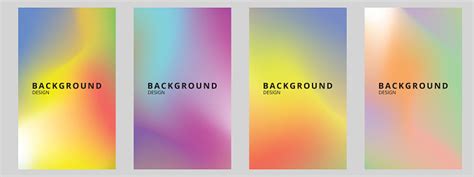 현대 추상 흐린 색상 그라데이션 패턴으로 설정된 흐린 배경입니다 브로셔 포스터 배너 전단지 및 카드를 위한 템플릿 컬렉션입니다 스톡 일러스트레이션 0명에 대한 스톡 벡터