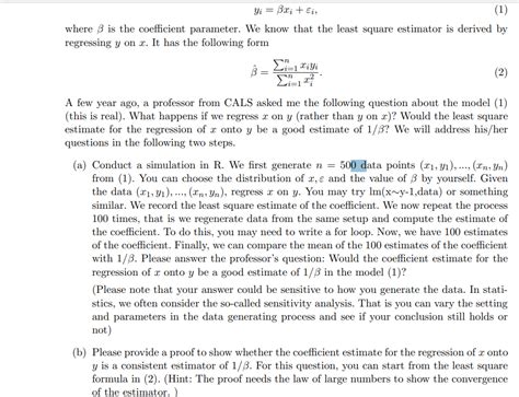 Solved Assume that we have i i d data x yı In Chegg