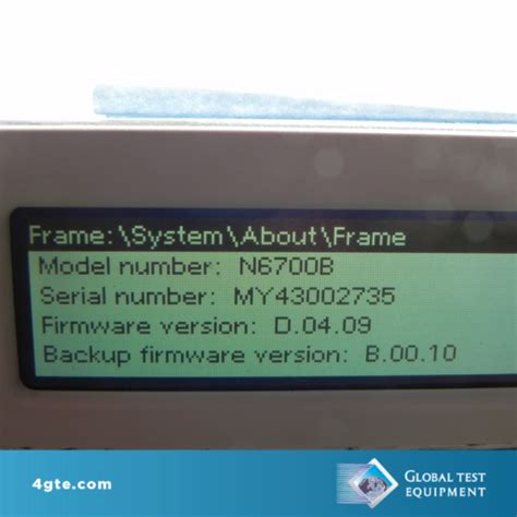 Keysight N6700B Low Profile MPS Mainframe 400W Global Test Equipment