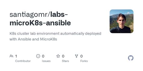 Github Santiagomrlabs Microk8s Ansible K8s Cluster Lab Environment