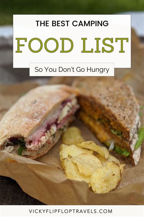 The Best Camping Food List 49 Essential Things You Need