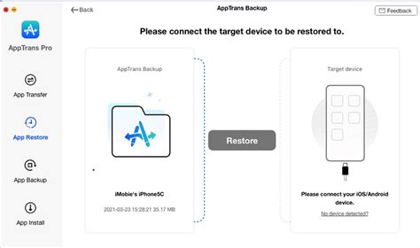 Apptrans Online Guide Restore Apps From Apptrans Backup