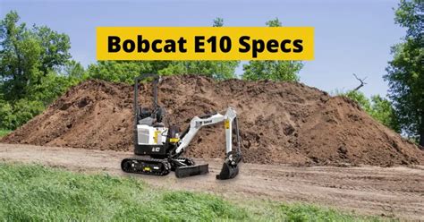 E60 Bobcat Specs Compact Excavator Features Construction Catalogs