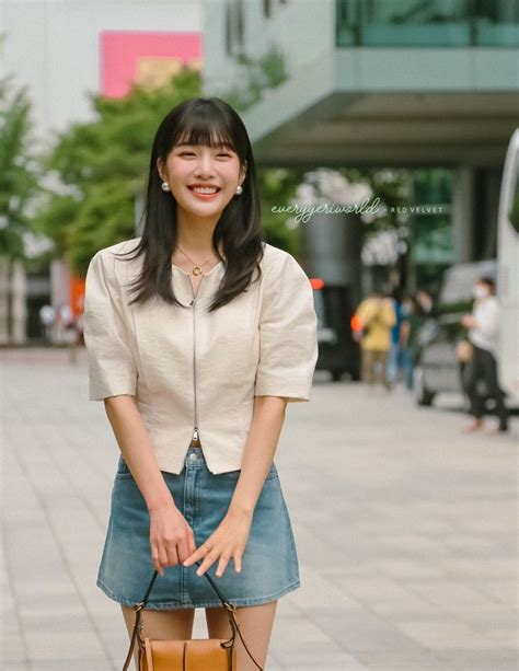 Joy Red Velvet Effortlessly Chic Outfits Fashion Outfits Model Outfit