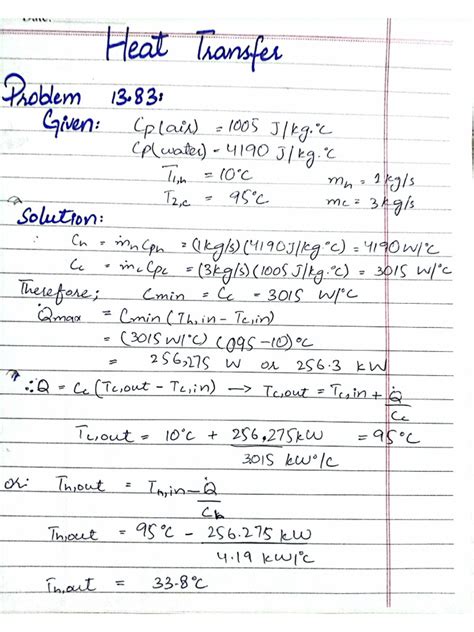 Heat Transfer Assignment Pdf
