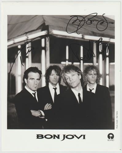 Bon Jovi Autographed Signed 8x10 Promo Photo By Jon Tico Torres And David