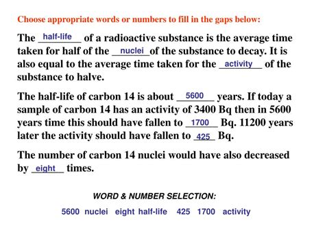 Ppt Edexcel Igcse Certificate In Physics 7 2 Radiation And Half