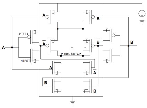 9 Schematic Of XOR Gate Download Scientific Diagram