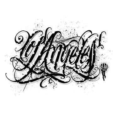 Los Angeles Script Tattoos