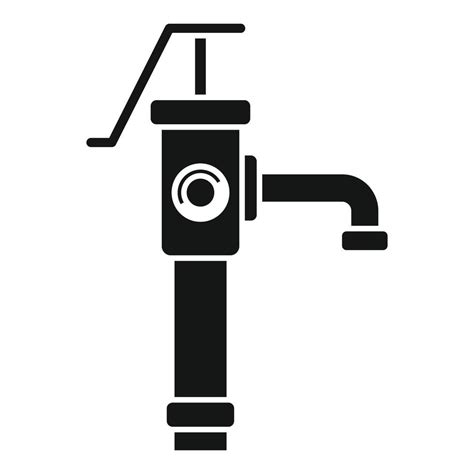 Garden Water Pump Icon Simple Vector Valve System Vector Art At Vecteezy
