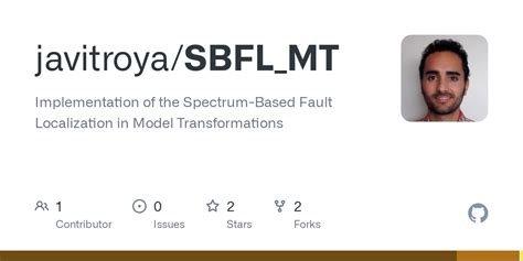 Github Javitroyasbflmt Implementation Of The Spectrum Based Fault