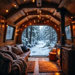 Free Cozy Winter Retreat Image Cozy Cabin Winter Download At