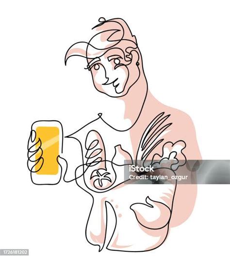 Dessin Au Trait Du Concept De Livraison Vecteurs Libres De Droits Et Plus Dimages Vectorielles