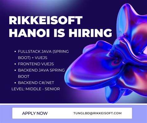 lữ bội duy tùng on linkedin hiring hanoi softwaredevelopment