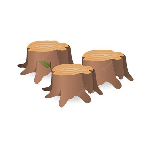 기후 변화 컬렉션에서 삼림 벌채 아이콘 3d 그림 웹 디자인 템플릿 Infographics 등을 위한 크리에이 티브 삼림 벌채 3d 아이콘 프리미엄 벡터