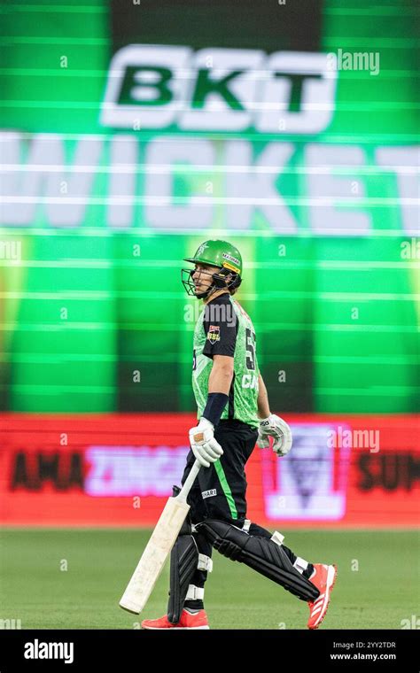 Melbourne Australia December 18 Tom Curran Of Melbourne Stars Walks