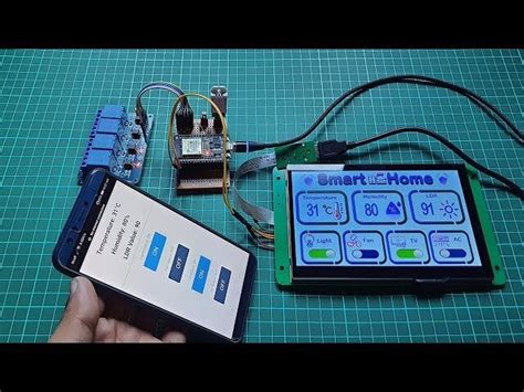 Esp32 Smart Home Automation Using Dwin Hmi Display In 2025 Smart Home Automation Home