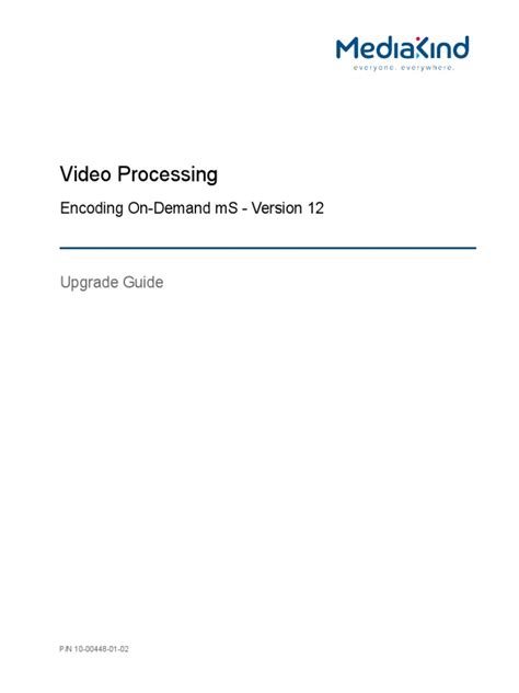 Upgrading Encoding On Demand A Guide To Transitioning To Version 12 Pdf Computer Network