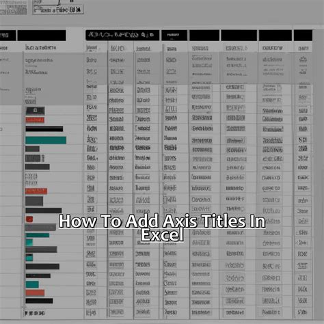 How To Add Axis Titles In Excel Anders Fogh