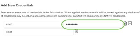 Configure The Device Credentials On The Cisco Business Dashboard Cisco