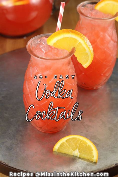 31 Easy Vodka Cocktails For Parties Perfect Vodka Recipes