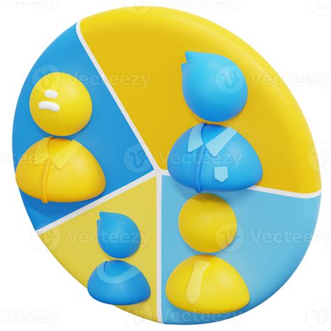 Segmentation 3d Render Icon Illustration 21597934 Png