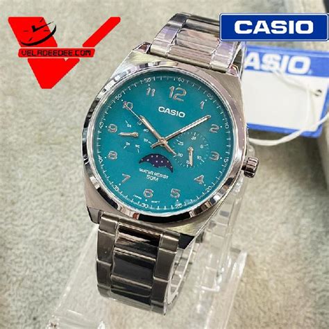 เวลาดีดี นาฬิกา Casio Standard นาฬิกาข้อมือ สายแสตนเลสแท้ แสดงวันที่ ประกันcmg รุ่น Mtp M300d