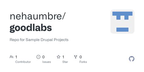 Github Nehaumbre Goodlabs Repo For Sample Drupal Projects