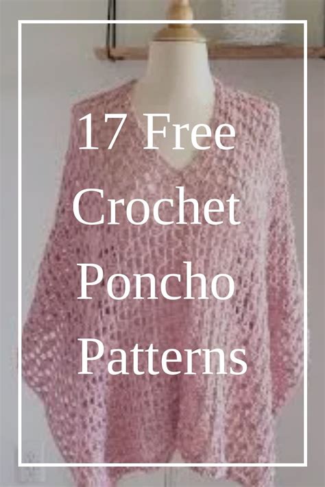 17 Free Crochet Poncho Patterns Artofit