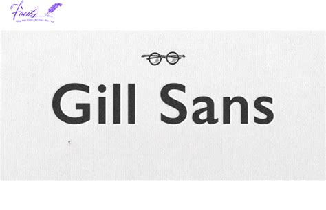 Font Gill Sans việt hóa Fonts Chữ Đẹp
