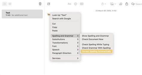 Macos Disable Spellcheck And Autocorrect In Notes Forever Ask Different