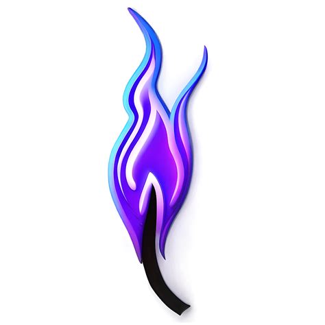 Download Stylish Purple Flame Png 06272024