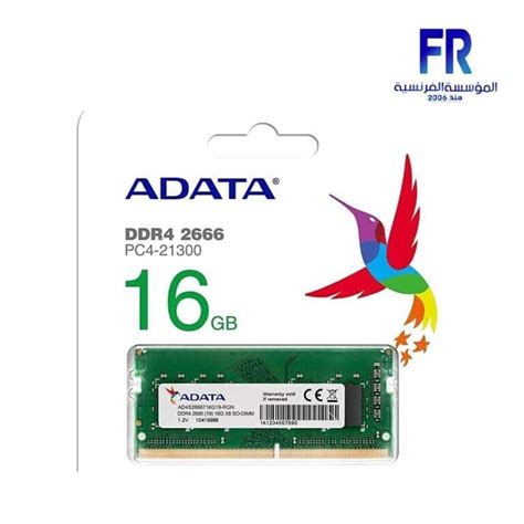 Adata 16gb Ddr4 3200mhz Laptop Memory Alfrensia