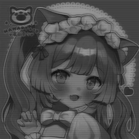 чб арт Аниме